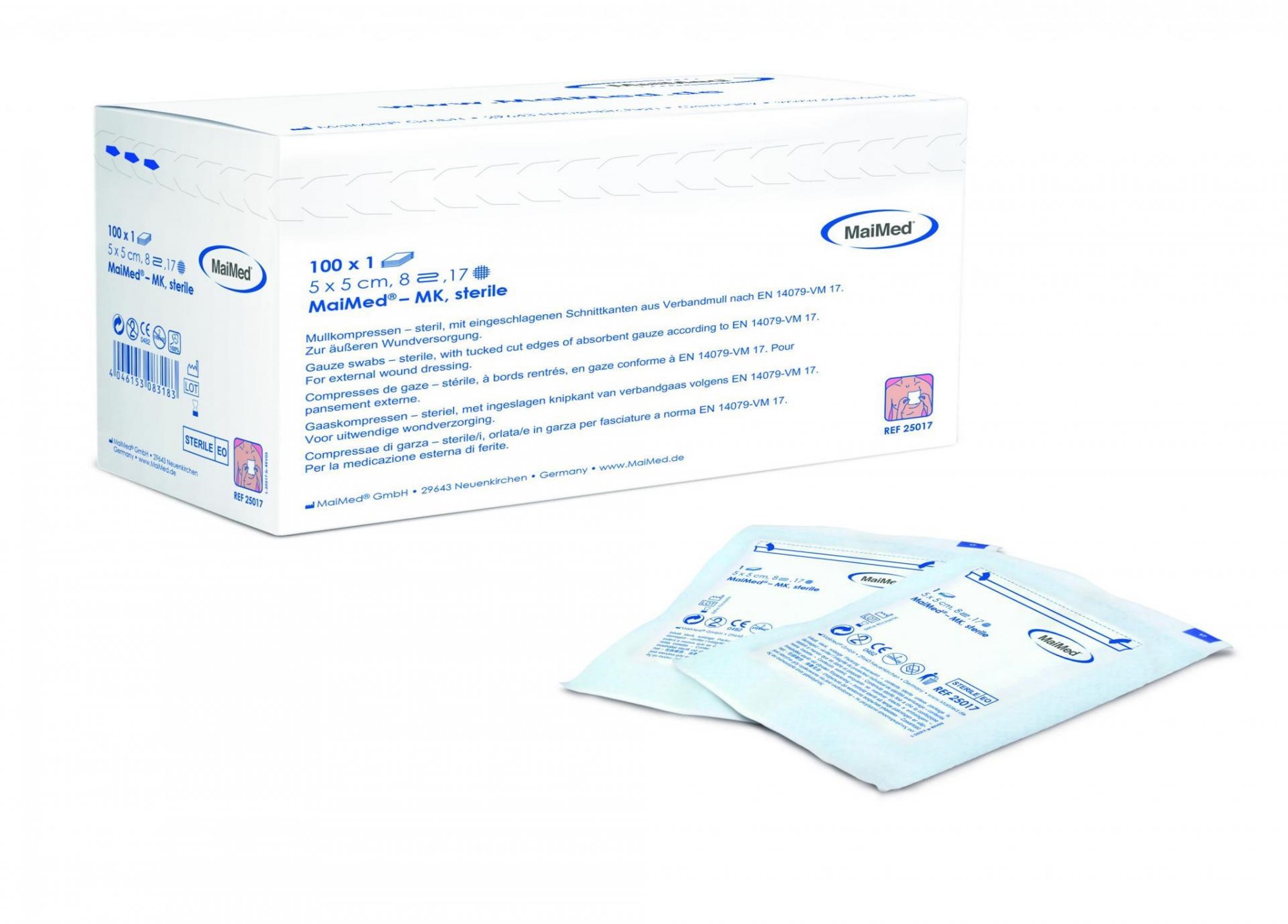 MAIMED Maimed compresses Y-split non-woven 6-plis 5 x 5cm/ par 2 pièces ...